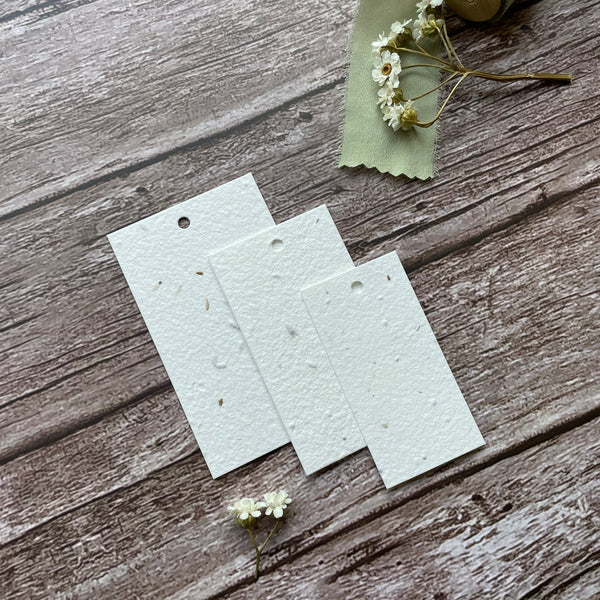Blank Plantable Gift Tags | Eco-Friendly Packaging
