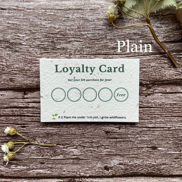 Custom Plantable Reward Cards | Eco-Friendly Branding